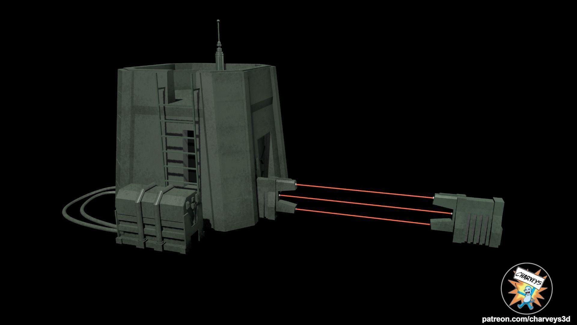 Star Wars Imperial Mapuzo Checkpoint Diorama for action figures 3D ...