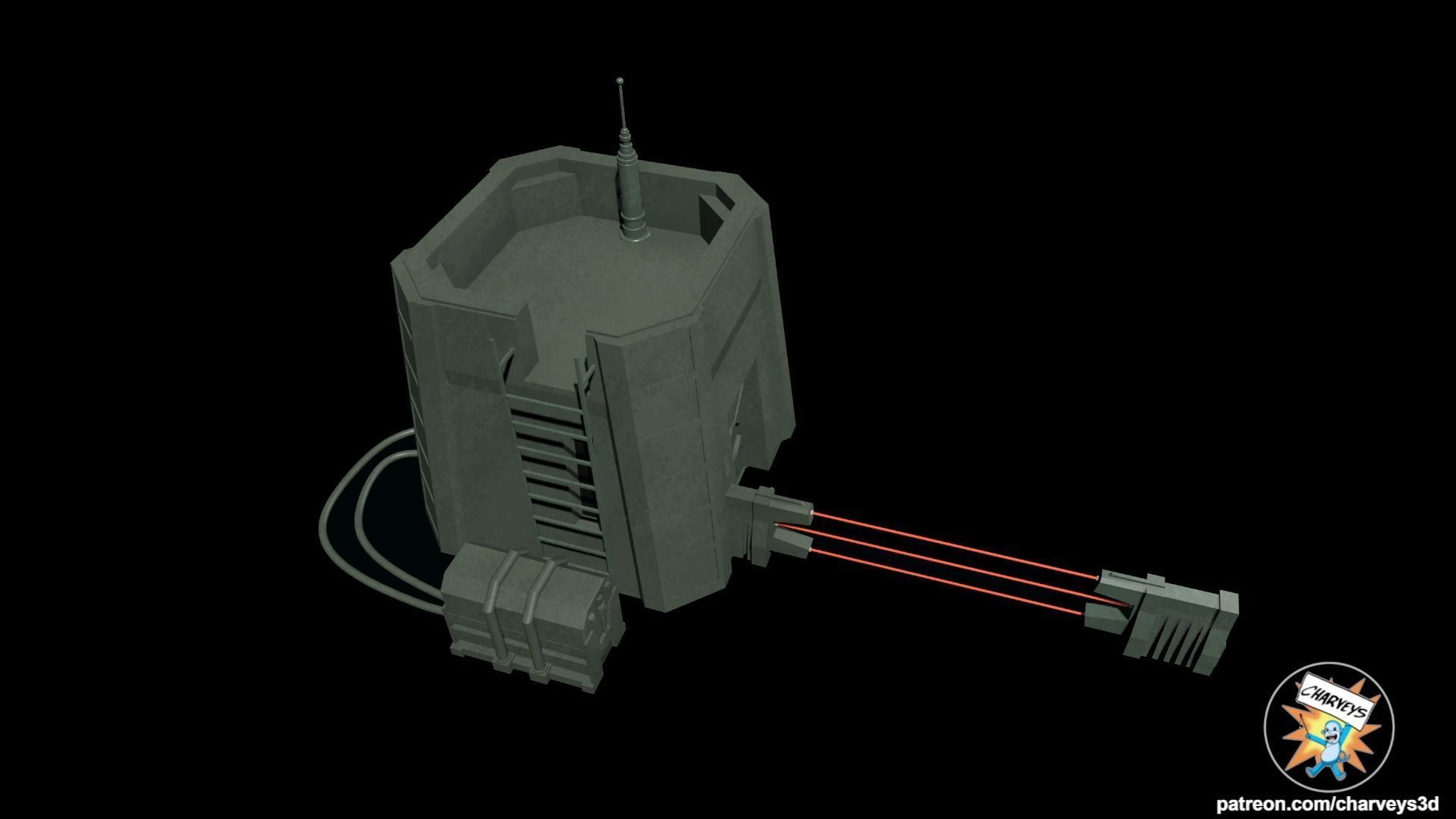 Star Wars Imperial Mapuzo Checkpoint Diorama for action figures 3D ...