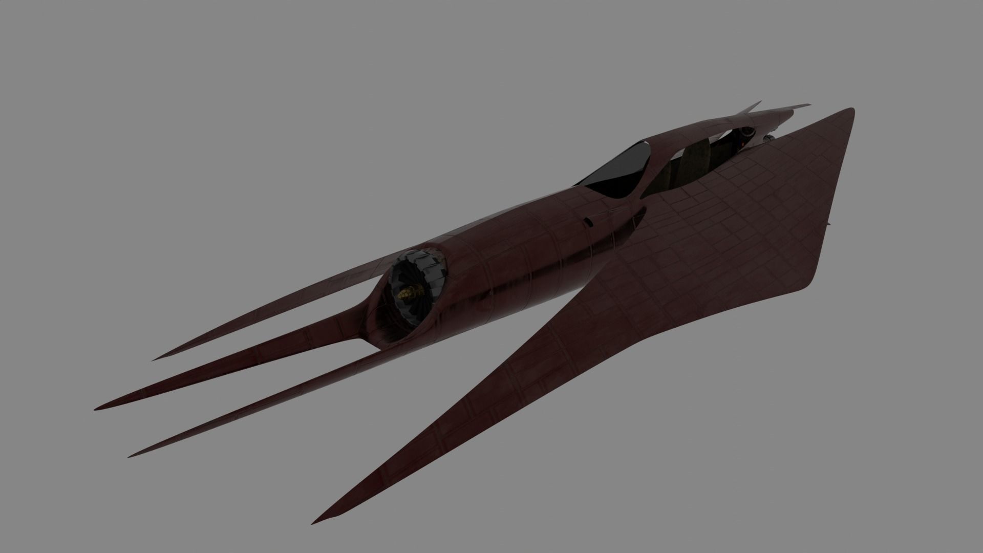 Scavenger jetpod Futuristic JetPod free 3D model animated | CGTrader