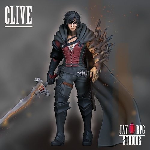 CLIVE ROSFIELD - FFXVI FINAL FANTASY 16 3D PRINT MODEL 3D model 3D ...
