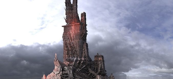 Ancient Stone Wraith Towers 2 3D model | CGTrader