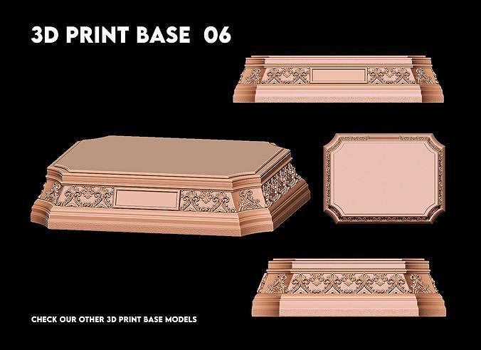 3D Print Base 06 3D model 3D printable | CGTrader