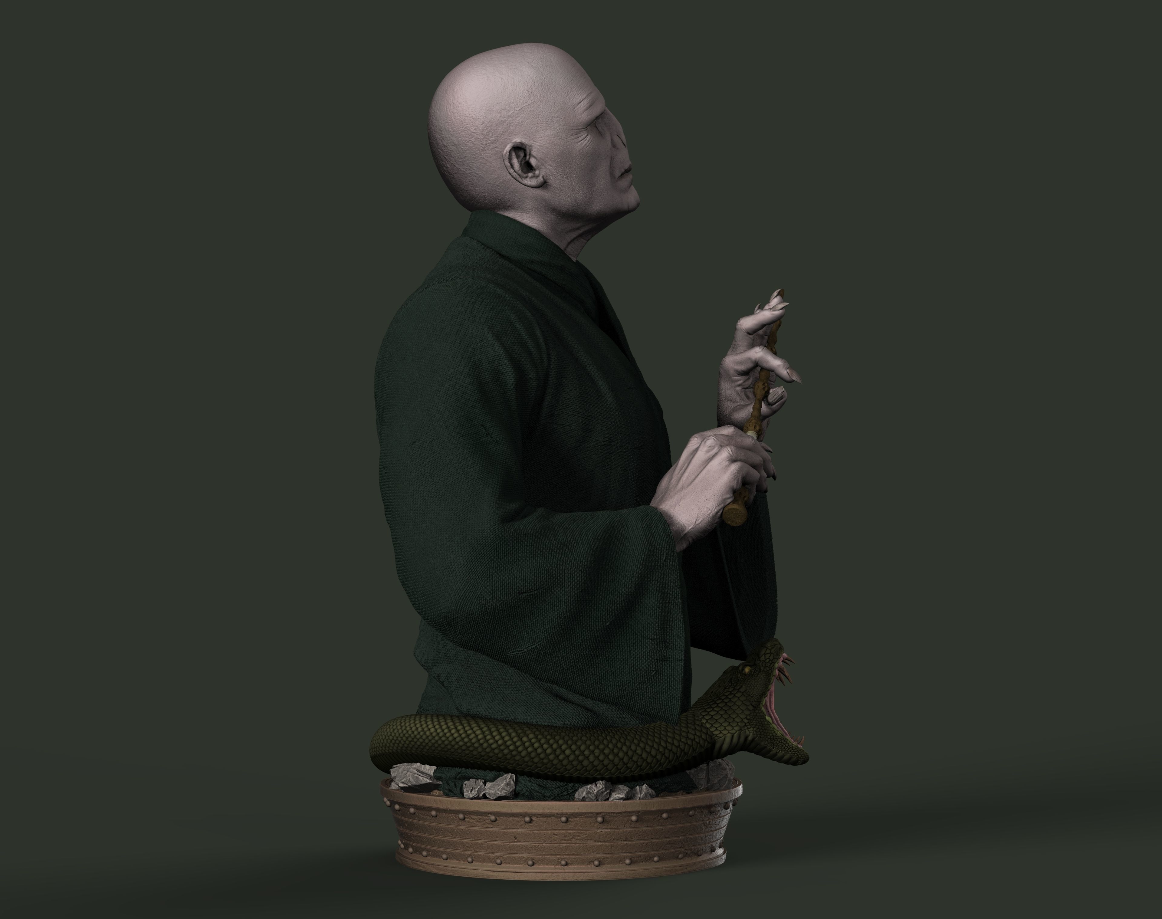 Voldemort 3D model 3D printable | CGTrader