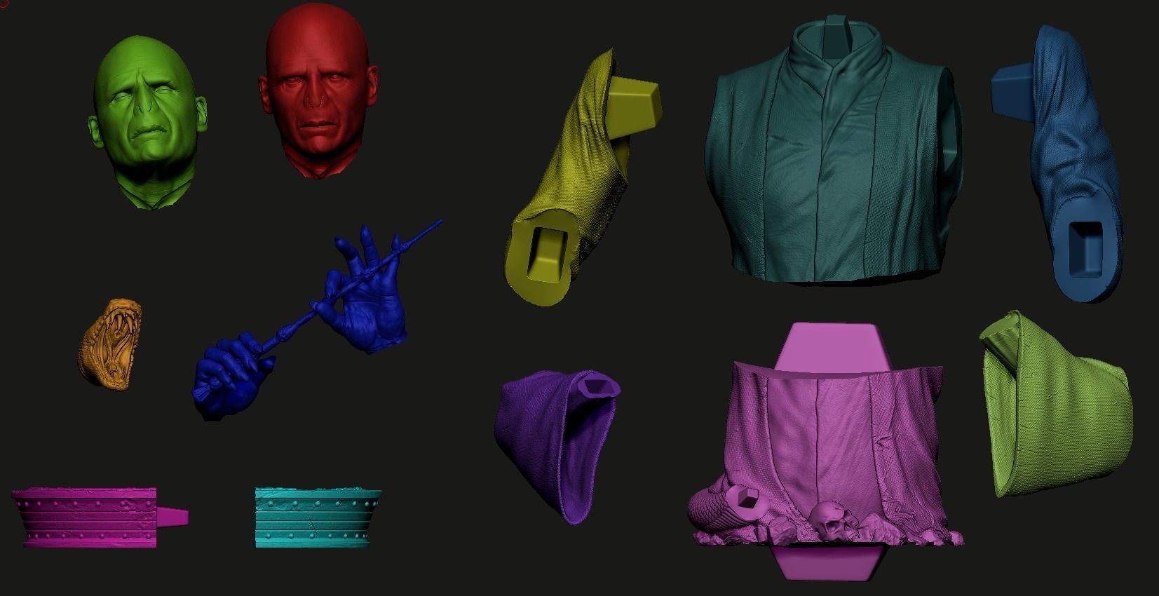 Voldemort 3D model 3D printable | CGTrader
