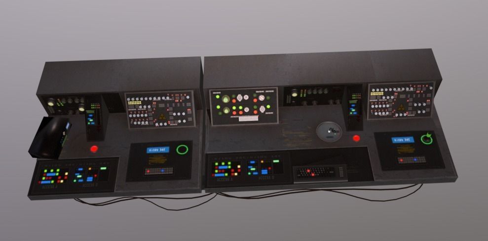 3D model Keycard Console VR / AR / low-poly | CGTrader