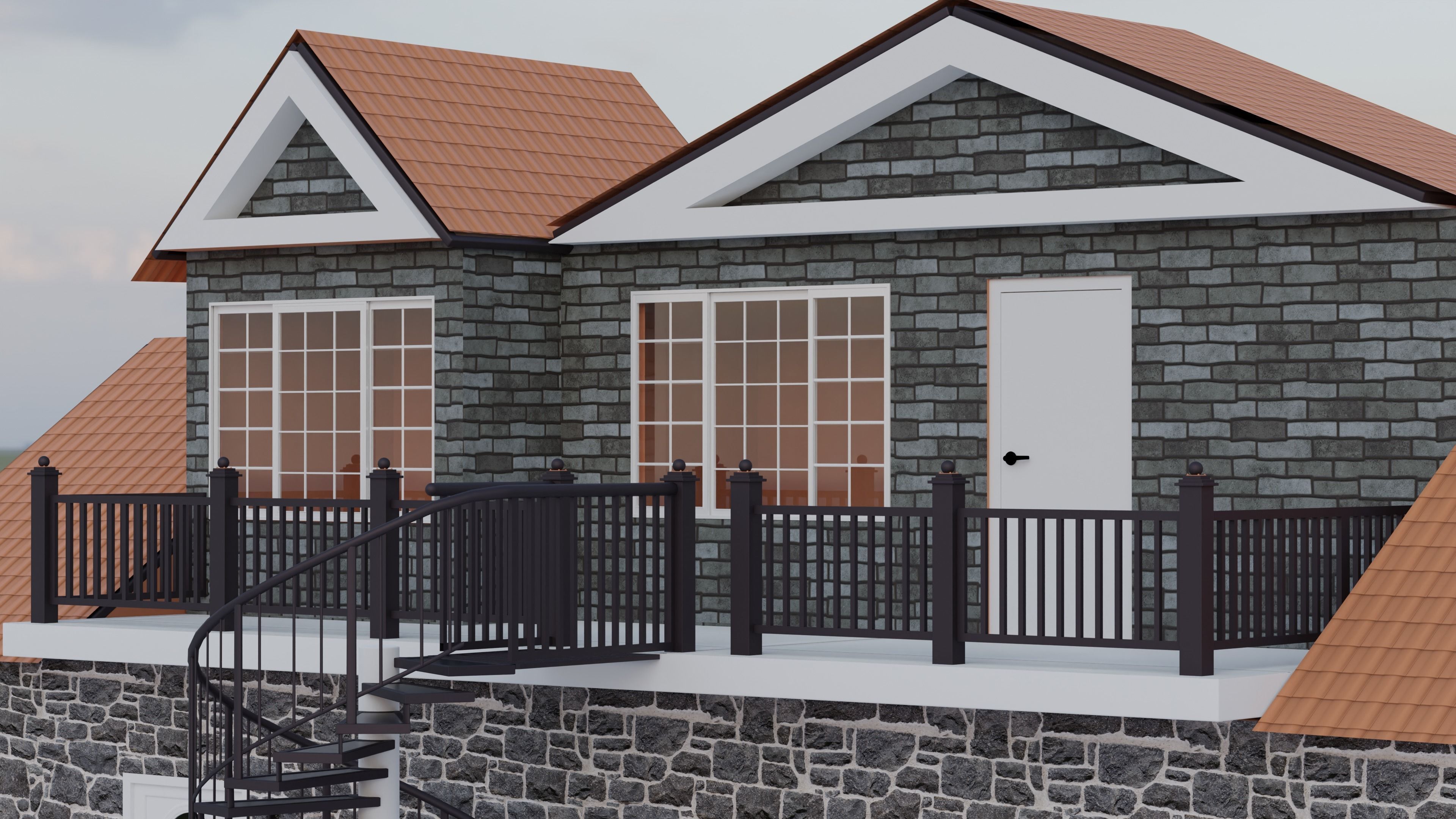 blender Exterior building 3D model | CGTrader