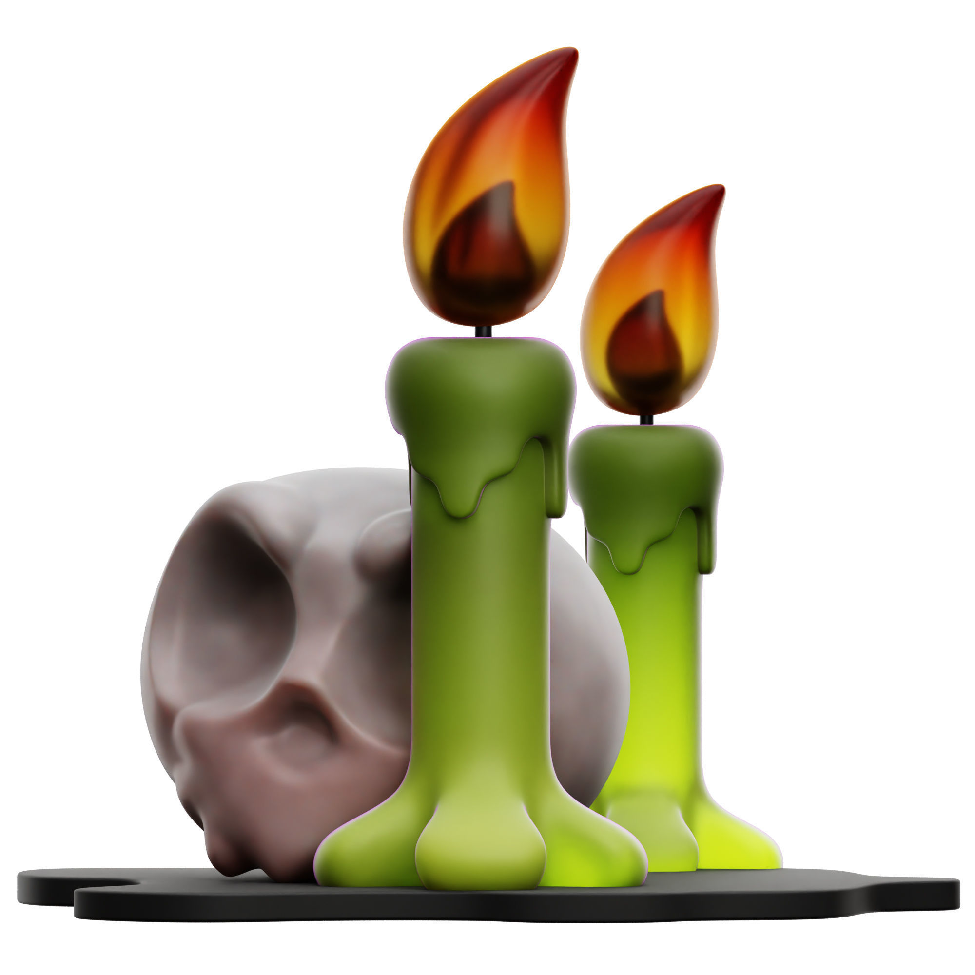 3D model Halloween Scary Boo Icon Pack 3D Model VR / AR / low-poly ...