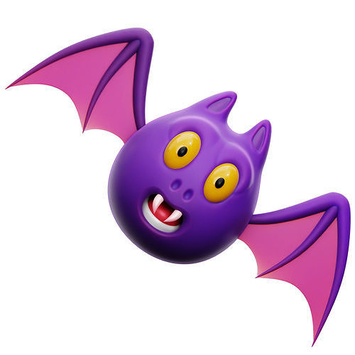 3D model Bat 3D Icon VR / AR / low-poly | CGTrader