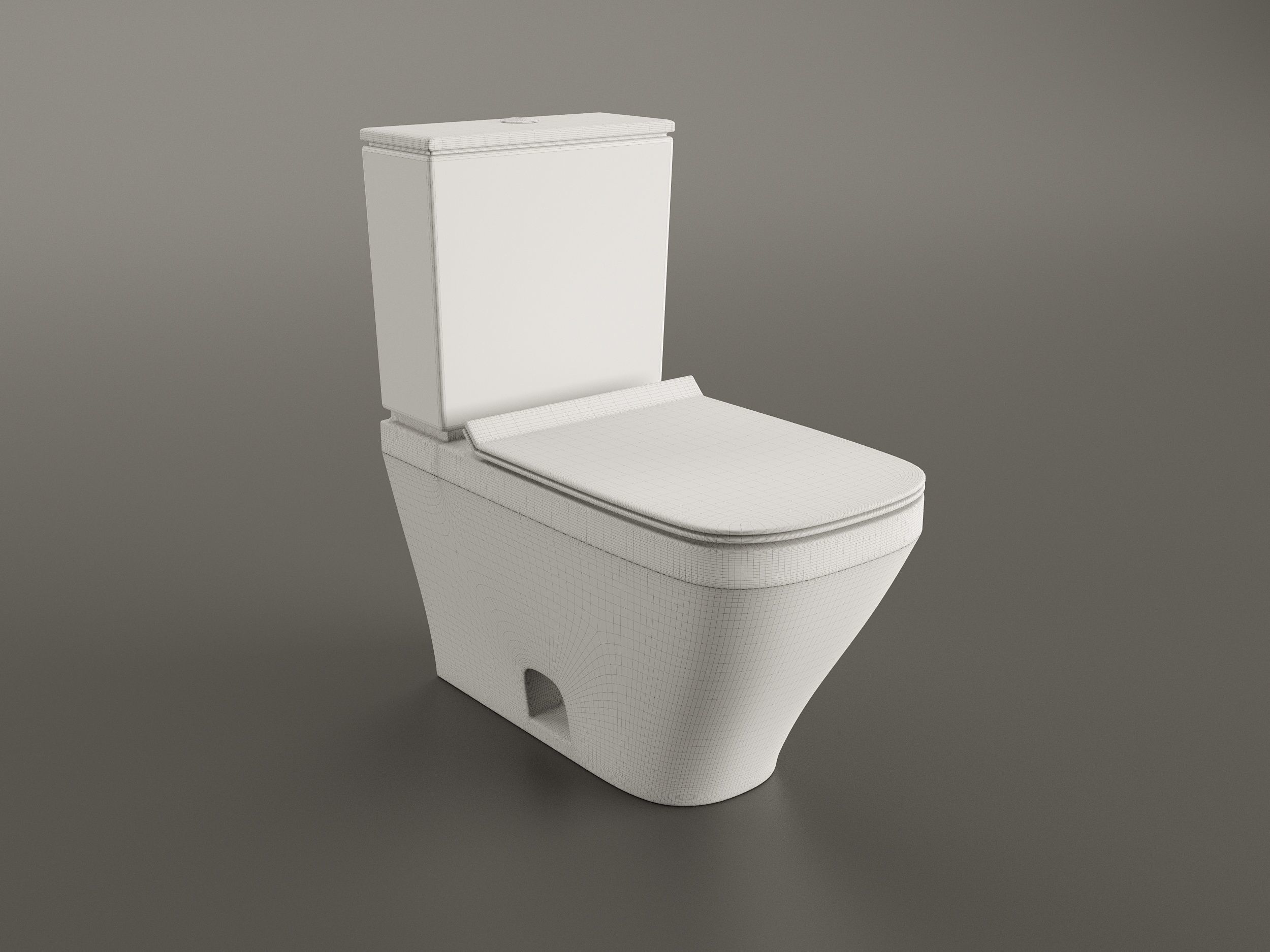 Duravit 216001 Matteo Thun Two-piece toilet 3D model | CGTrader