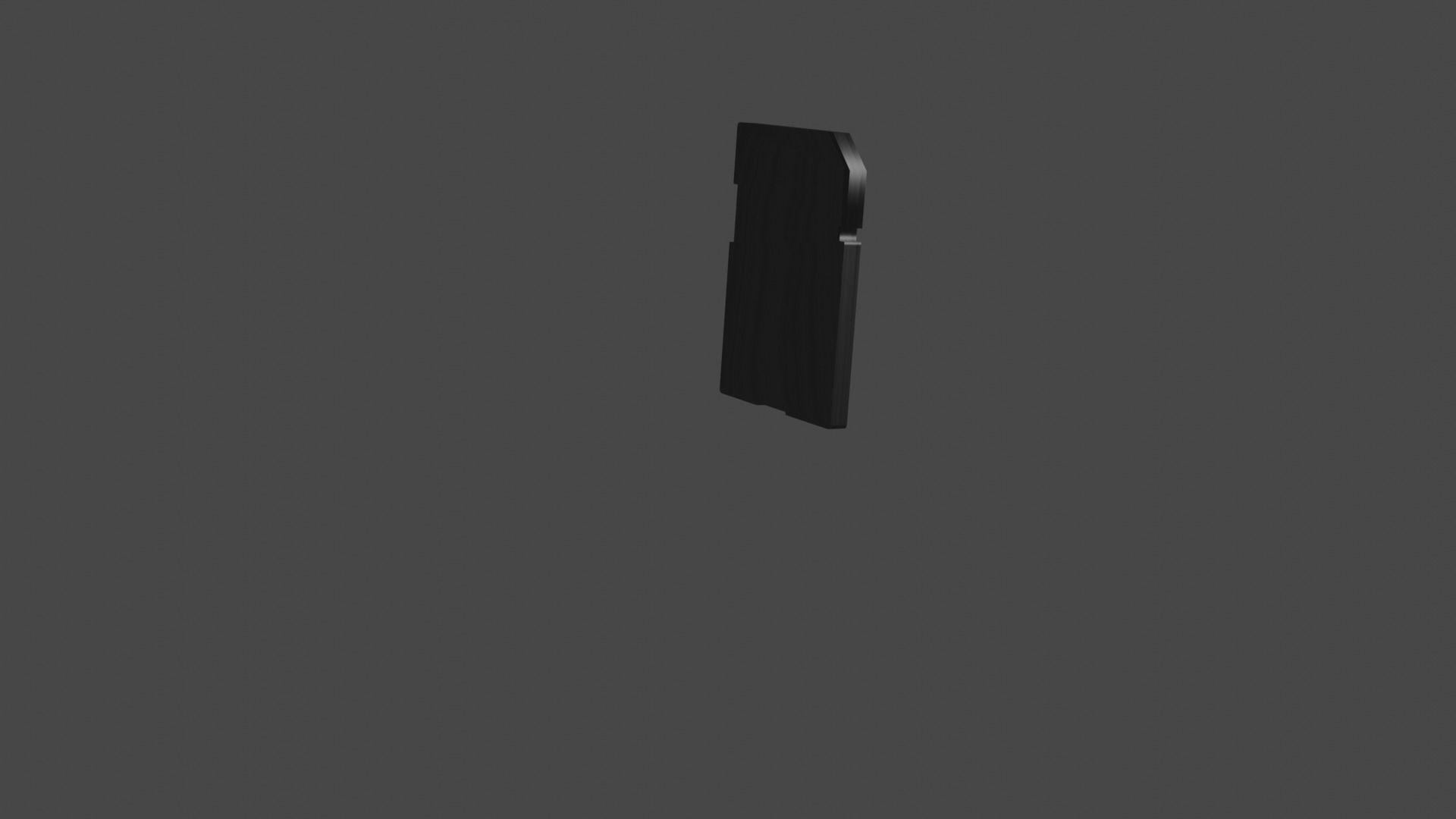 A Simple SD CARD Adapter 3D model | CGTrader