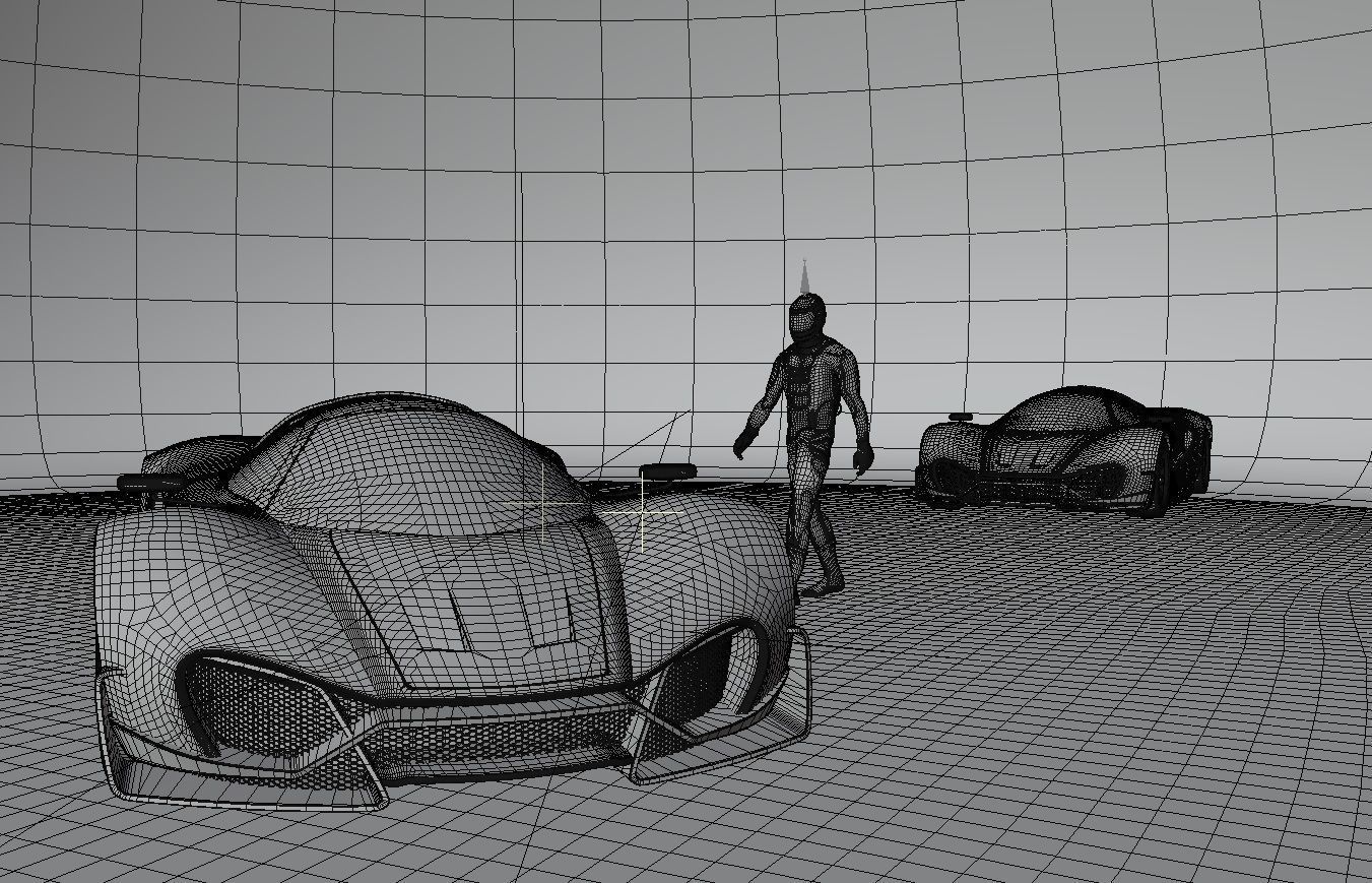 3D model Car Studio Garage VR / AR / low-poly | CGTrader