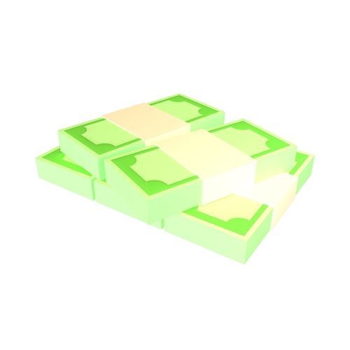 3D model Bundles Of Cartoon Money V4 001 VR / AR / low-poly | CGTrader