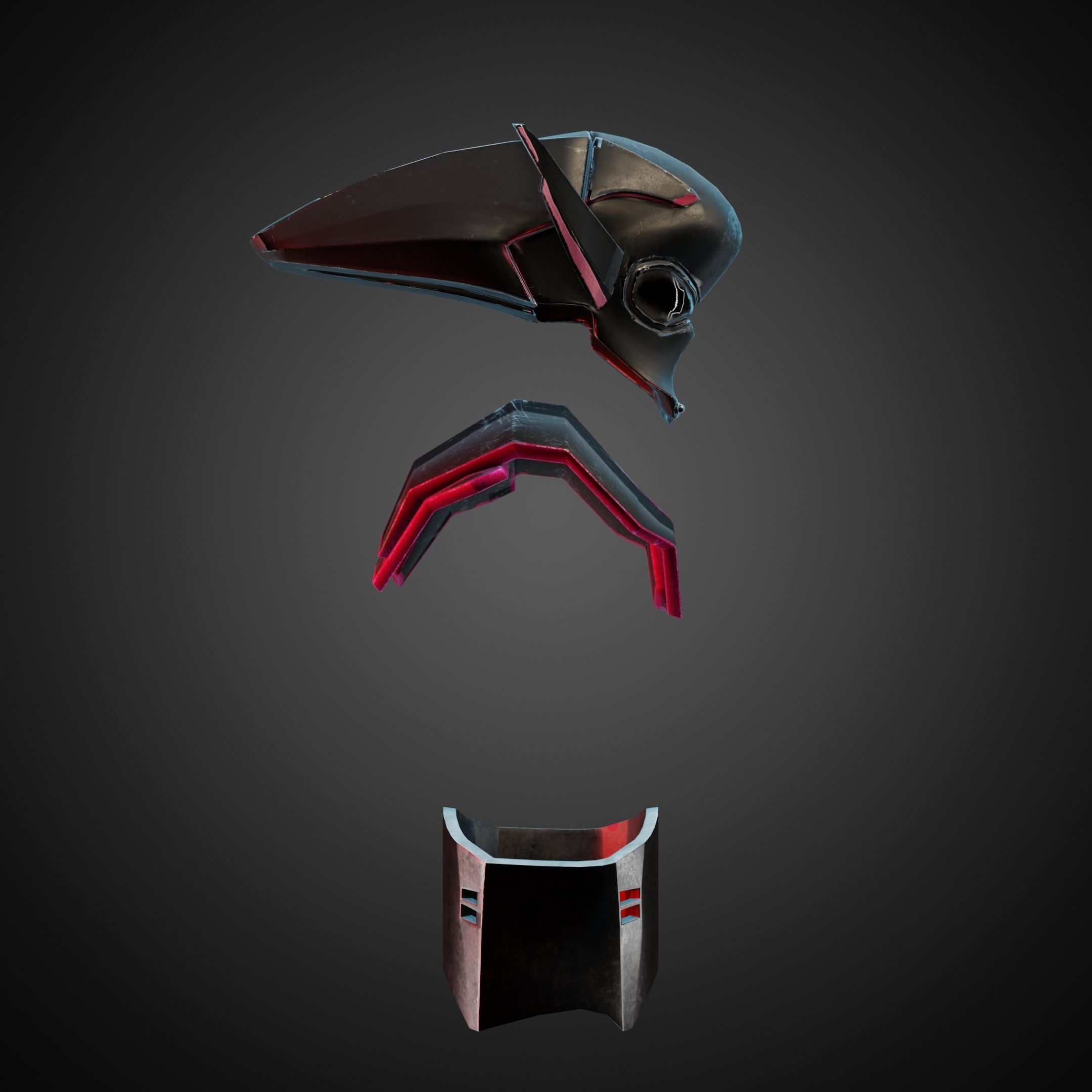 Star Wars Visions Am Armor and Helmet for Cosplay 3D print model 3D ...