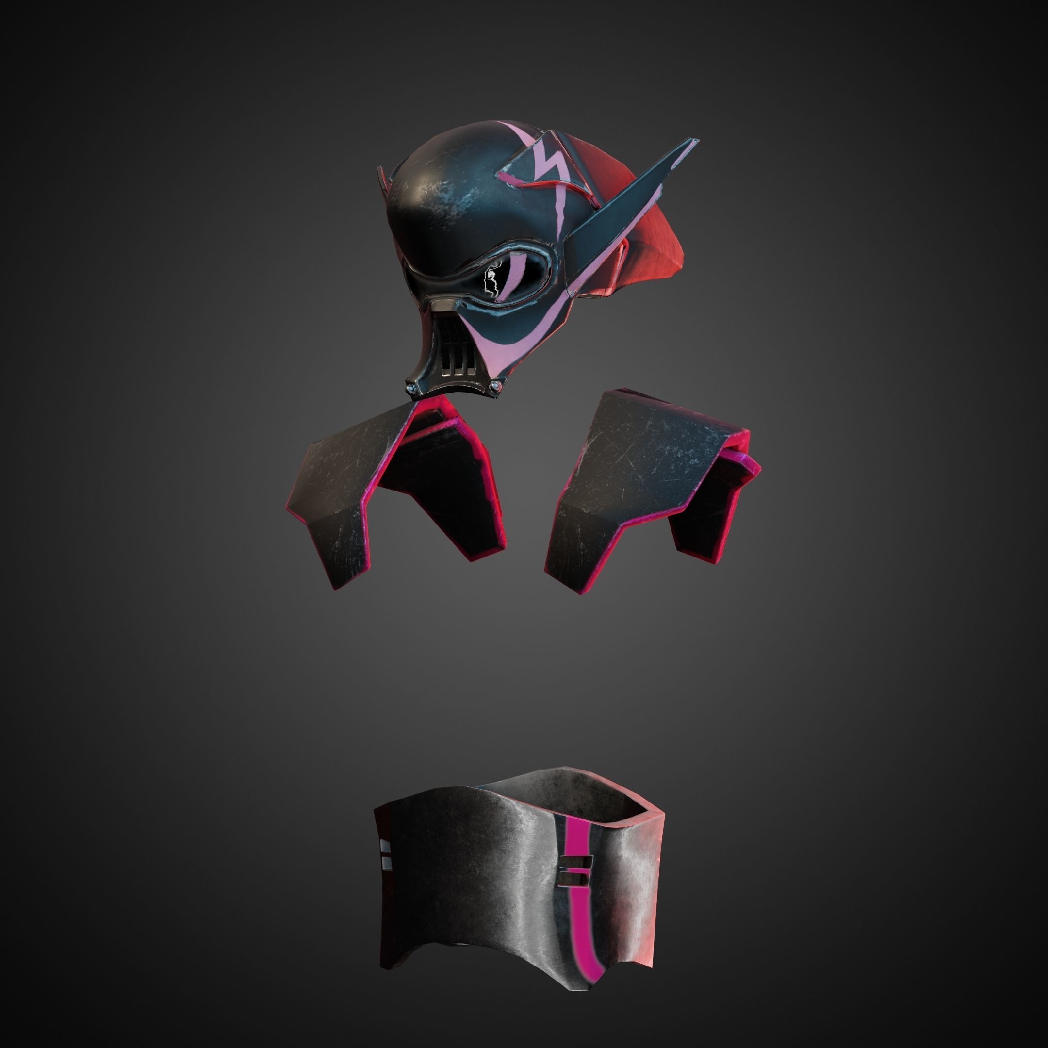 Star Wars Visions Am Armor and Helmet for Cosplay 3D print model 3D ...