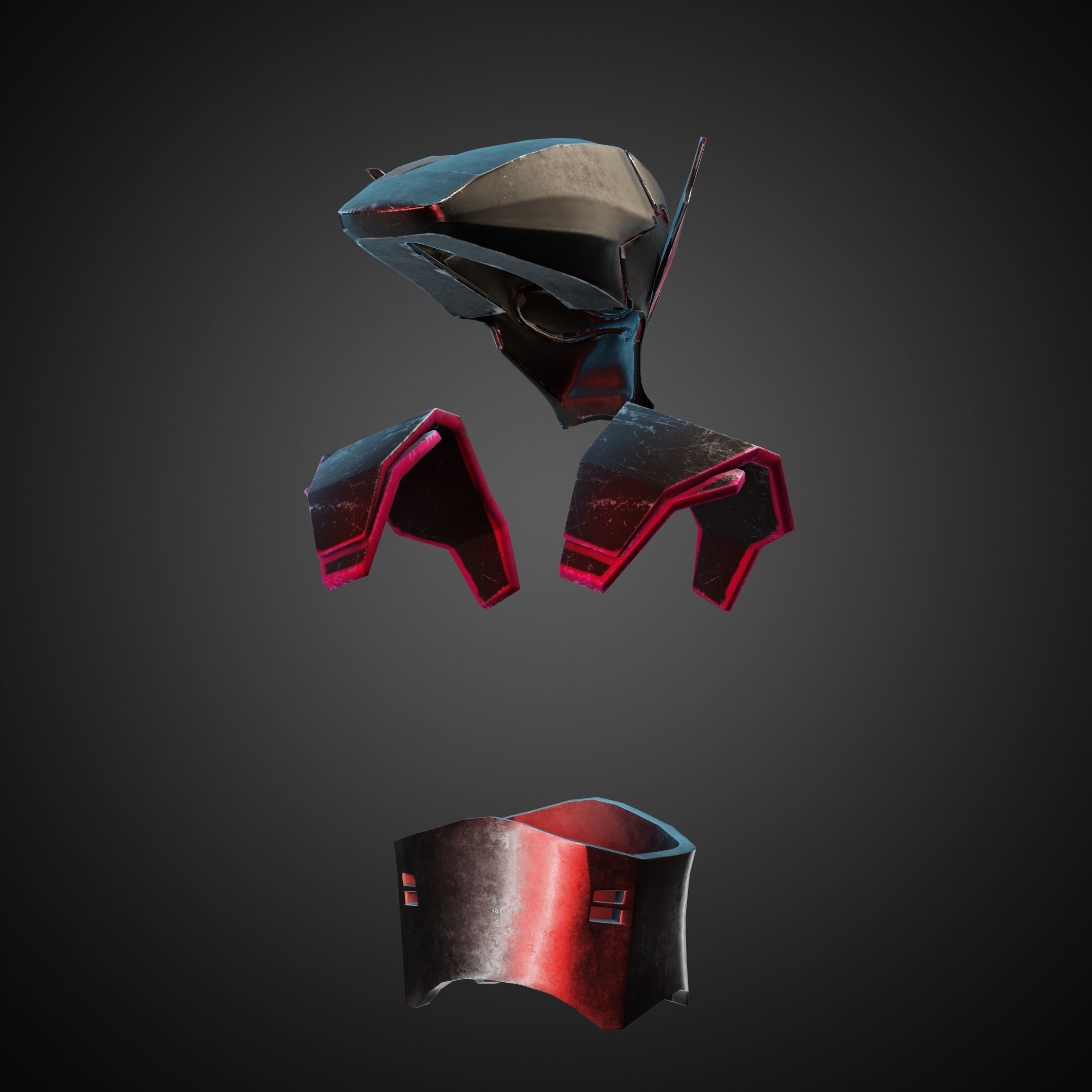 Star Wars Visions Am Armor and Helmet for Cosplay 3D print model 3D ...