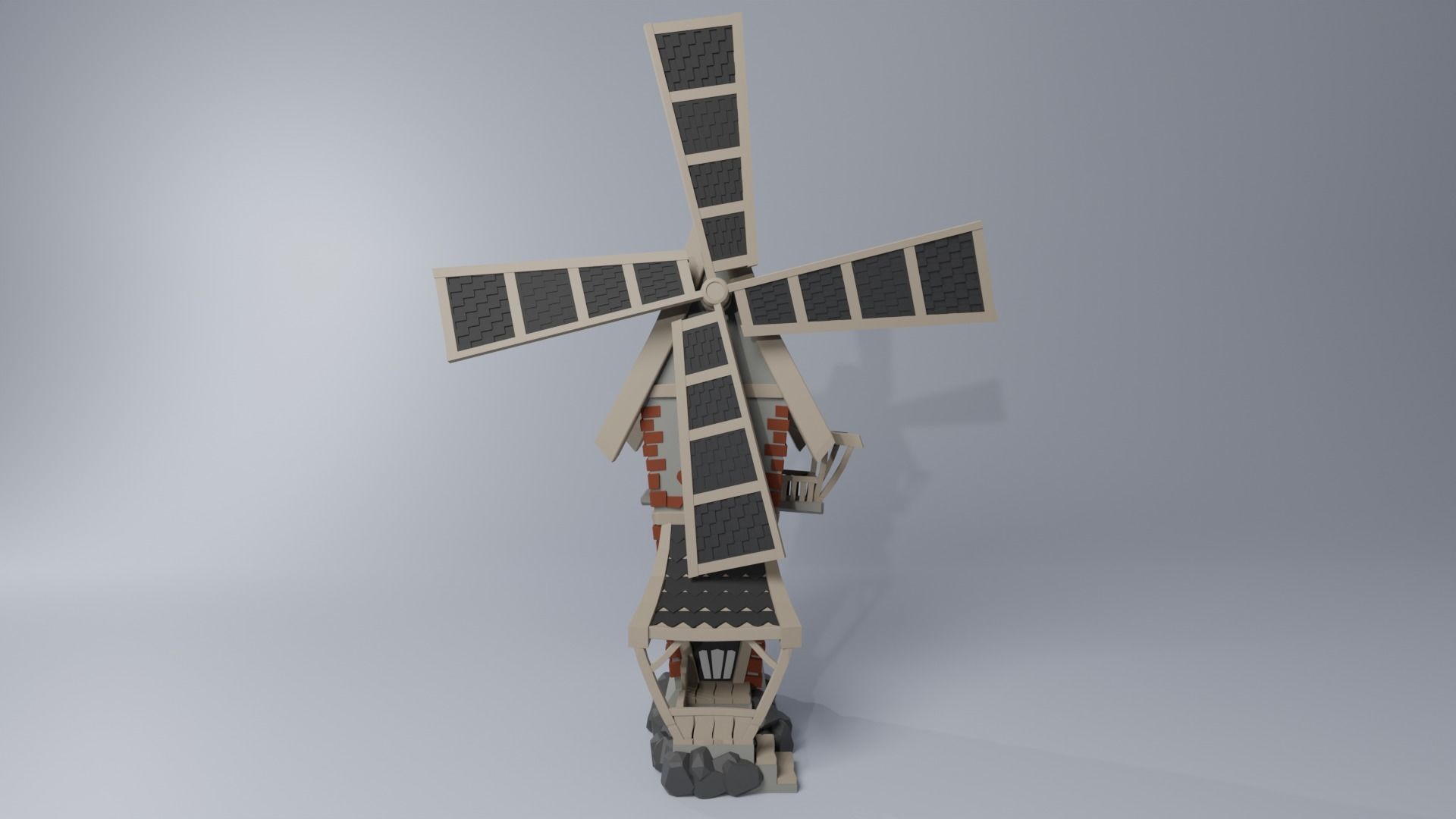 Windmill 3D model 3D printable | CGTrader