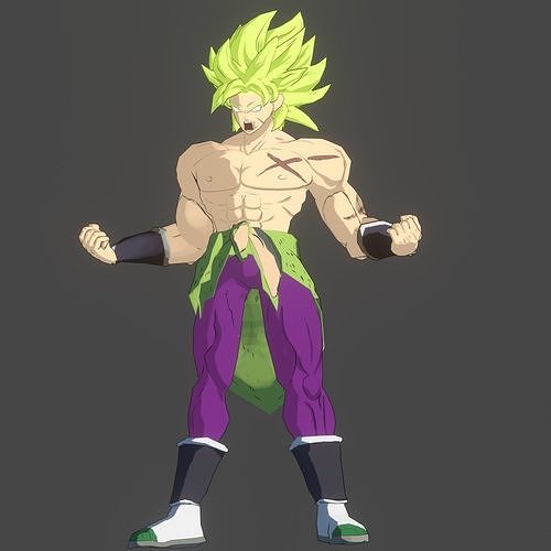 3D model Broly 3D model rigged VR / AR / low-poly | CGTrader