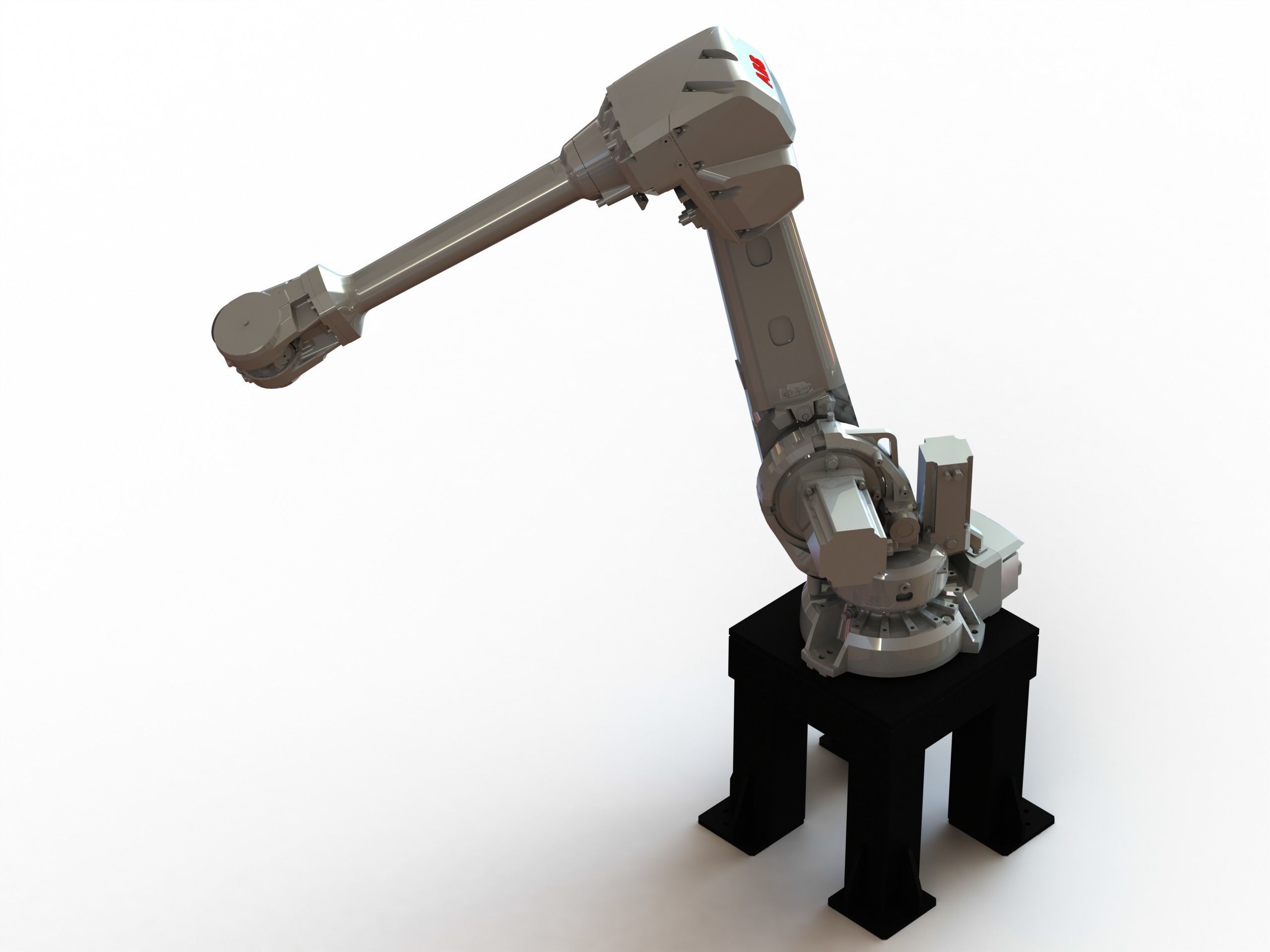 ABB Articulated Robot - IRB 4600 free 3D model rigged | CGTrader
