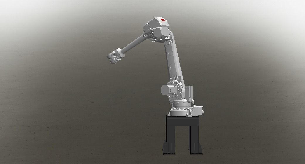ABB Articulated Robot - IRB 4600 free 3D model rigged | CGTrader