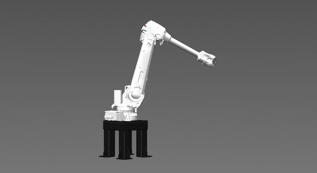 ABB Articulated Robot - IRB 4600 free 3D model rigged | CGTrader