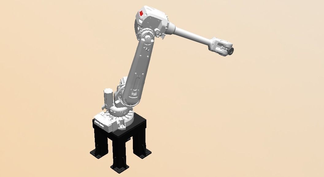 ABB Articulated Robot - IRB 4600 free 3D model rigged | CGTrader