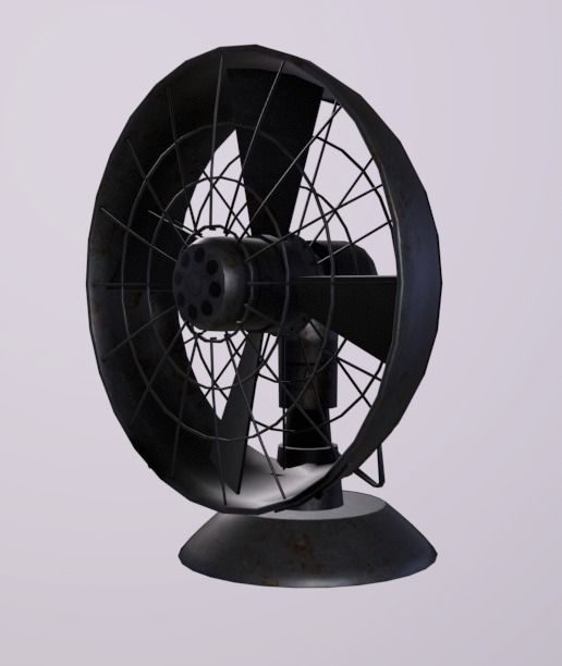 3D model Desk Fan VR / AR / low-poly | CGTrader