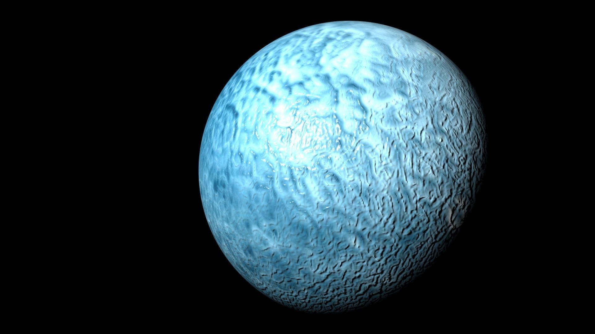 Umbriel Planet 3D model | CGTrader