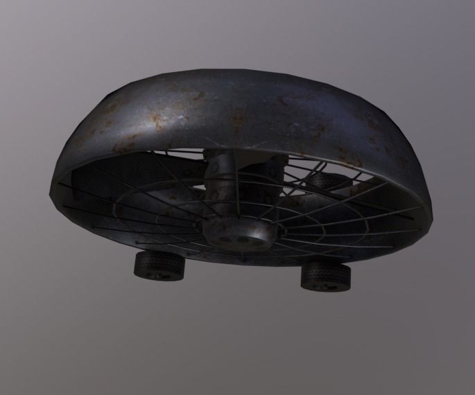 3D model Industrial Fan VR / AR / low-poly | CGTrader