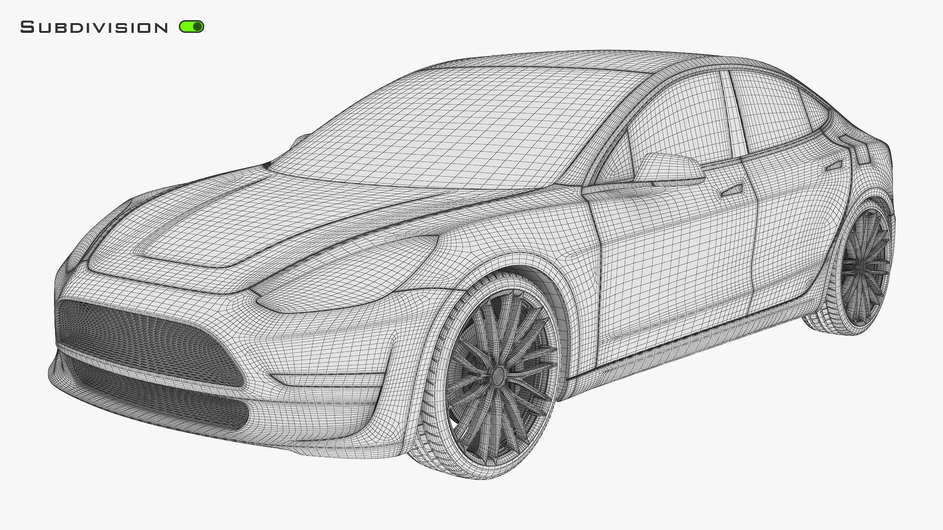 Sedan Car v 1 3D model | CGTrader