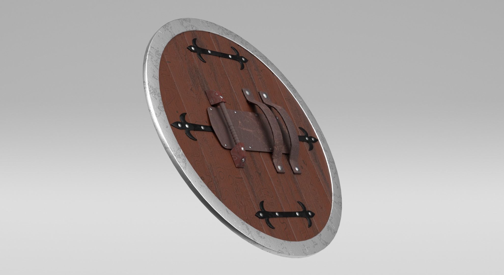 3D model medieval shield VR / AR / low-poly | CGTrader