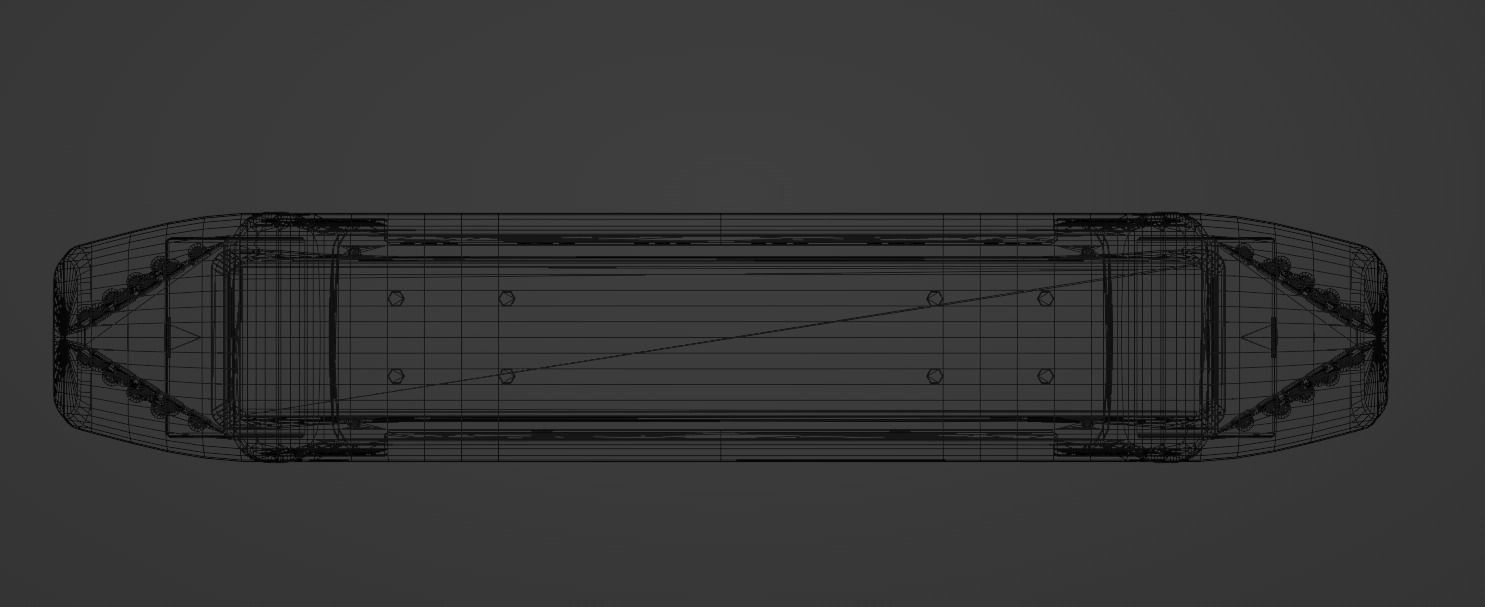 3D model DBS 4000 Lightbar VR / AR / low-poly | CGTrader
