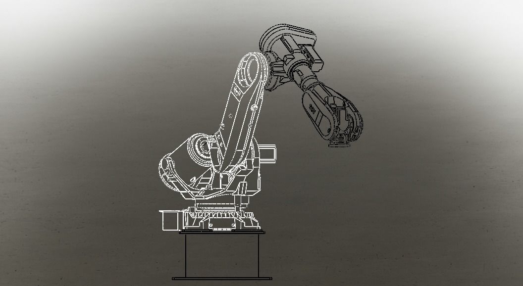 ABB Articulated Robot - IRB 6700 free 3D model rigged | CGTrader