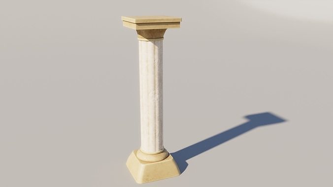 Fantasy Column free VR / AR / low-poly 3D model | CGTrader