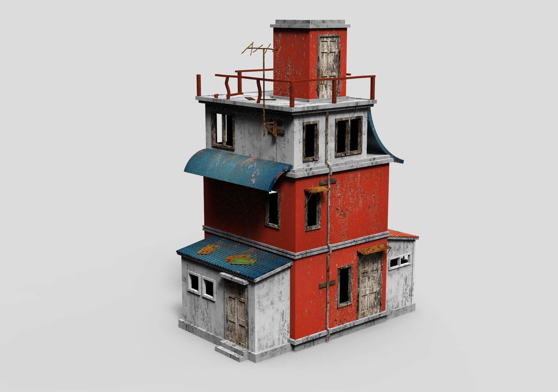 PUBG House 3D model 3D printable | CGTrader
