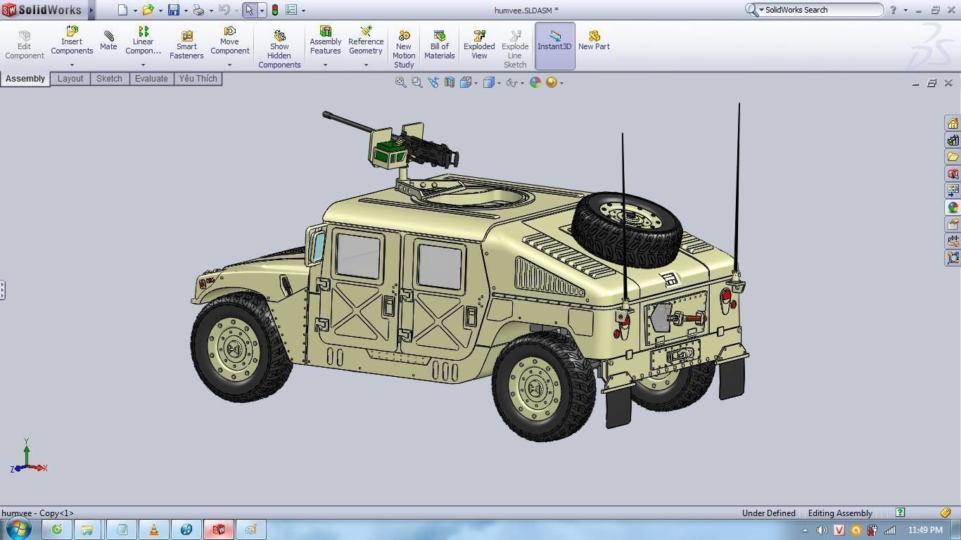 Humvee 3D model 3D printable | CGTrader