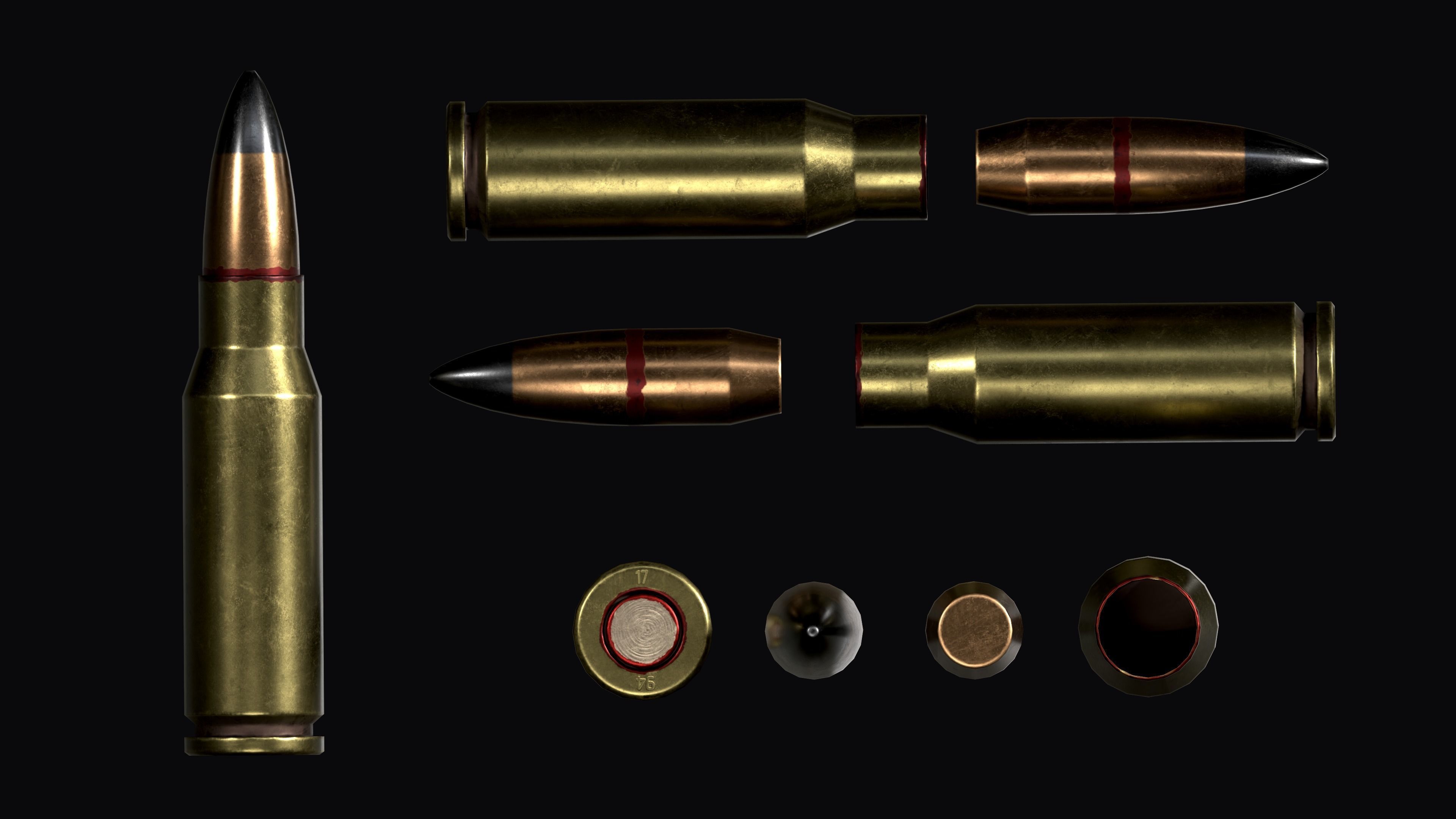 Modern cartridge for AR 10 AR 15 AK 74 AKM free ammo pack free VR / AR ...