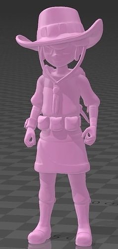 Lian pokemon trainer 3D model 3D printable | CGTrader