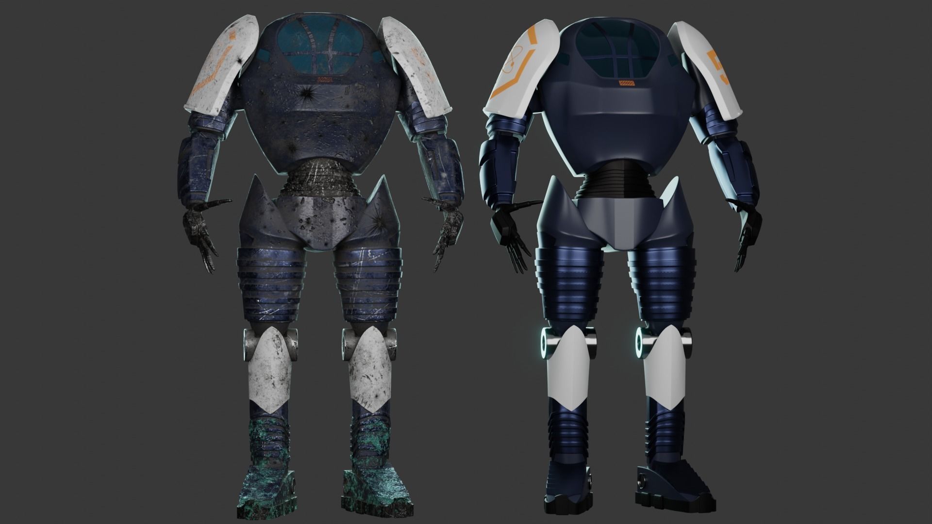 Mech Armor 3D model | CGTrader