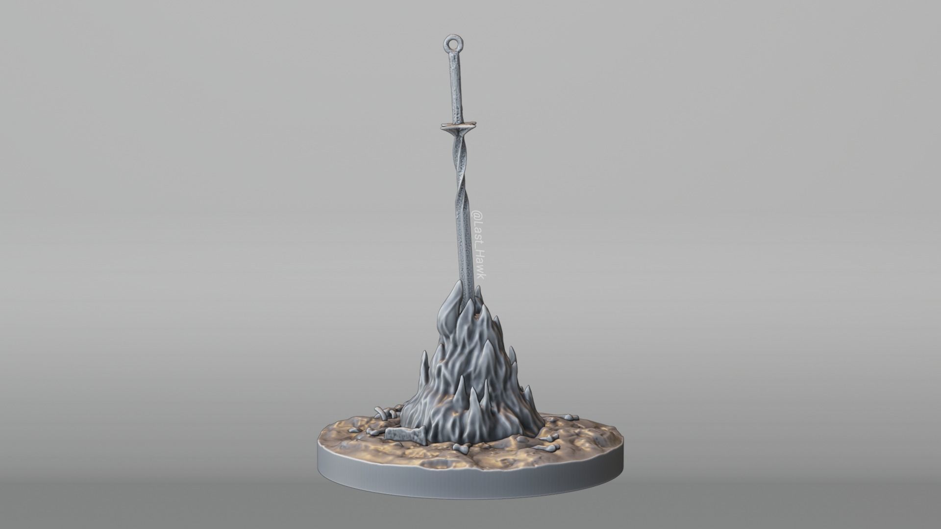 Bonfire Dark Souls 3D model 3D printable | CGTrader