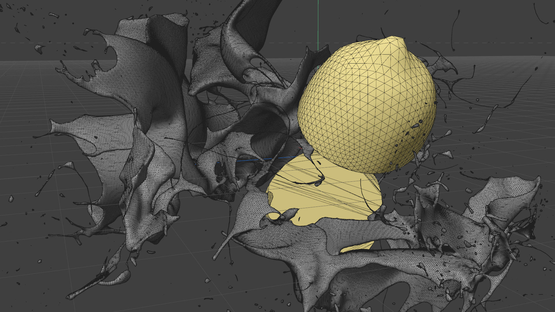 Lemon Splash Animated 3D model animated | CGTrader