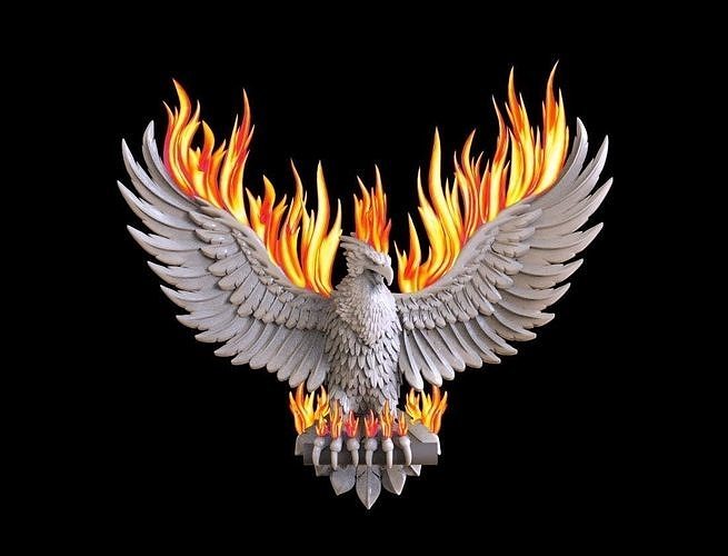 phoenix 3D model 3D printable | CGTrader