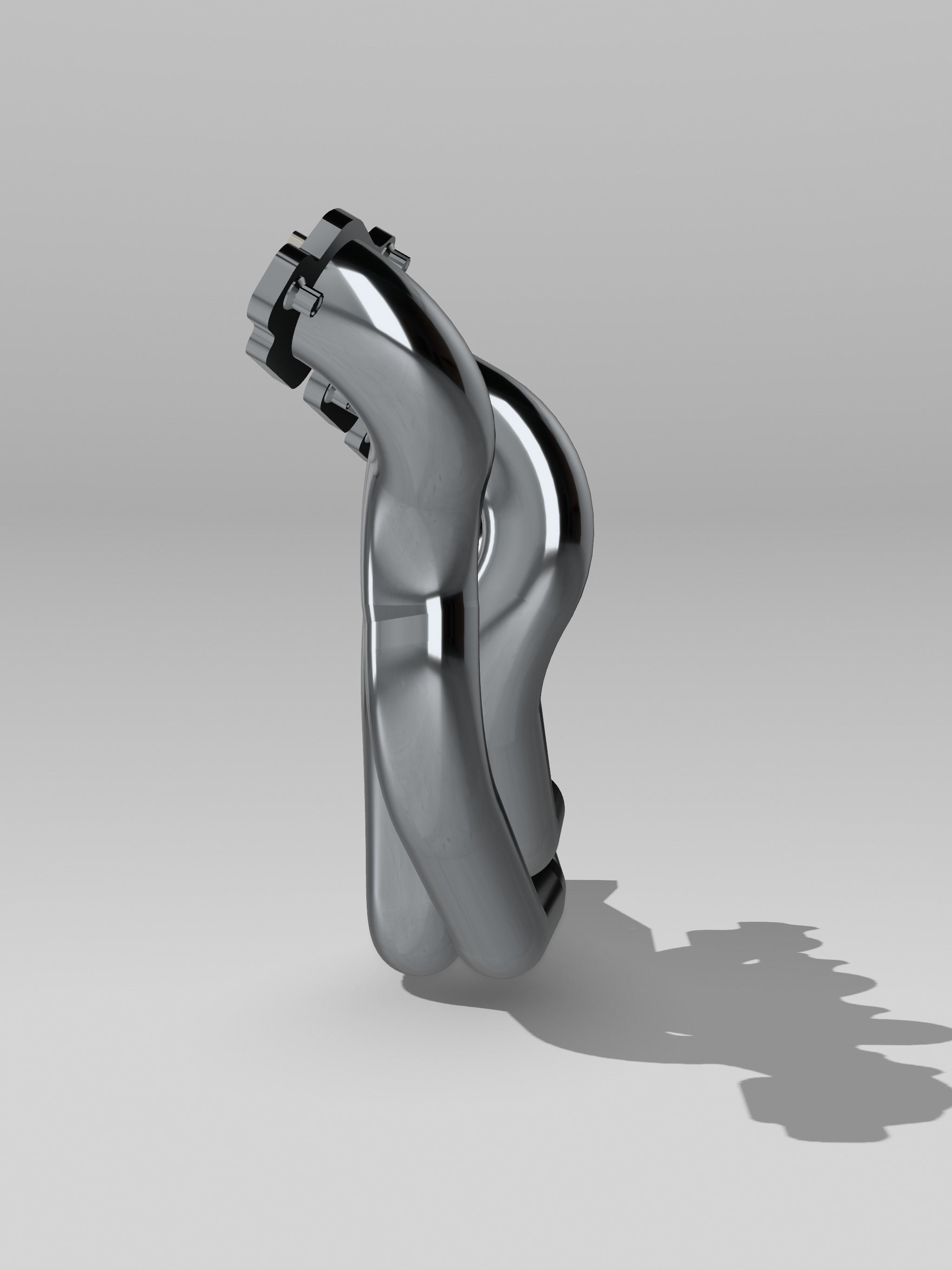 Header 4 into 1 Equal Length with Pro Stock Collector 3D model 3D ...