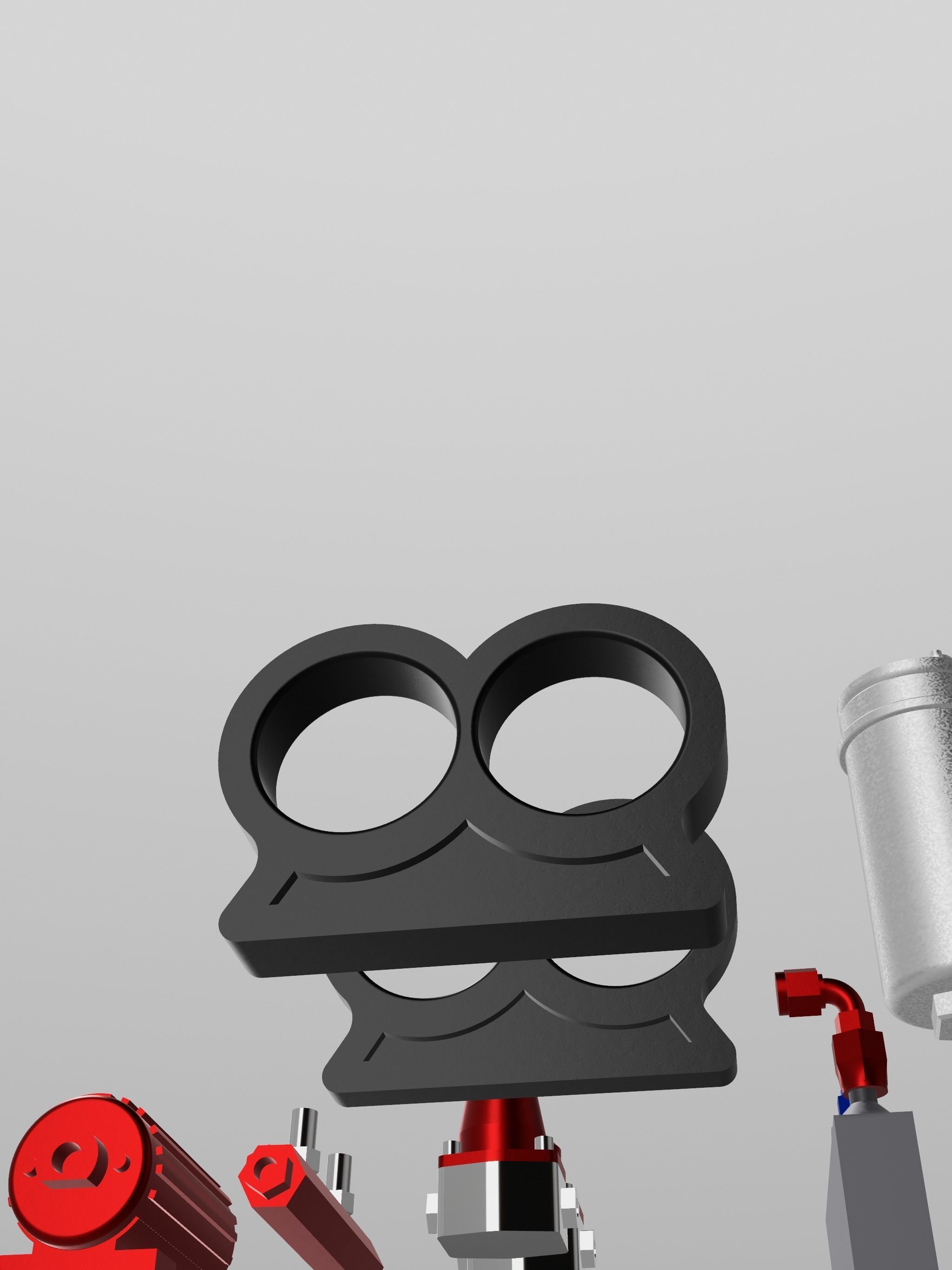 12 Piece Fuel system set AN fittings fuel pumps fuel regulators 3D ...