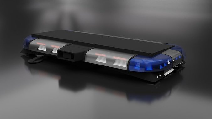 3D model Federal Signal Trafic Storm Lightbar VR / AR / low-poly | CGTrader