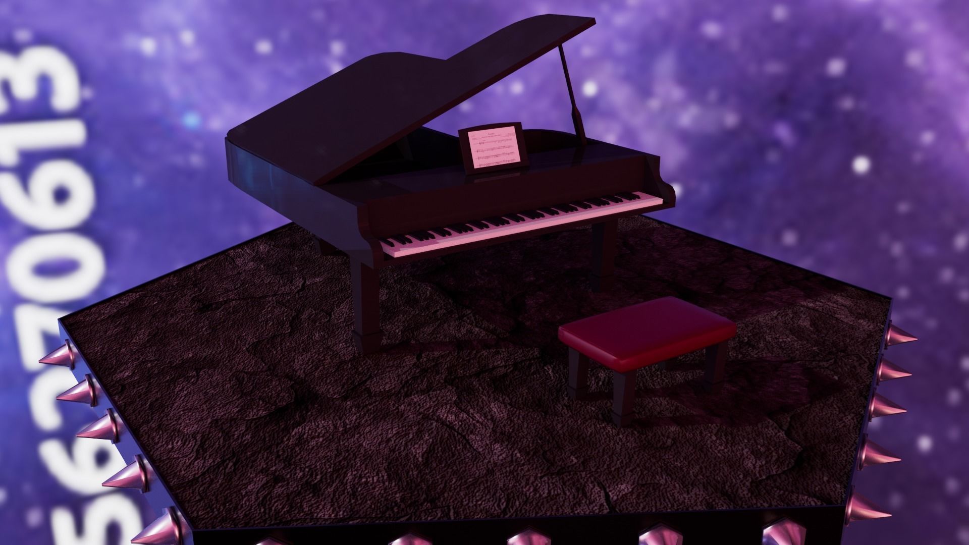 3D model Piano VR / AR / low-poly | CGTrader