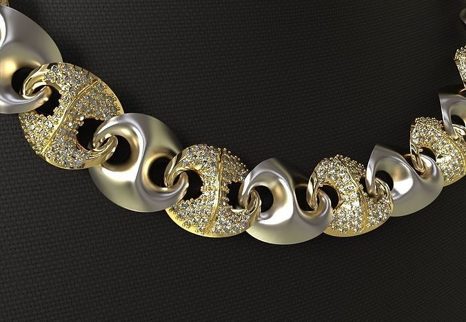 New model Cuban Chain link 3D model 3D printable | CGTrader