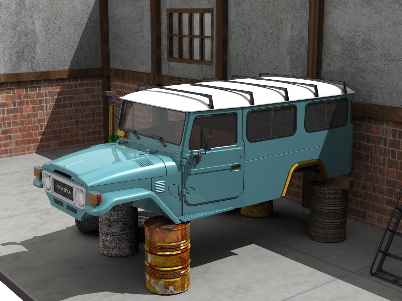 TOYOTA LAND CRUISER FJ45 TROOPY 3D PRINT RC BODY STL FILE 3D model 3D ...