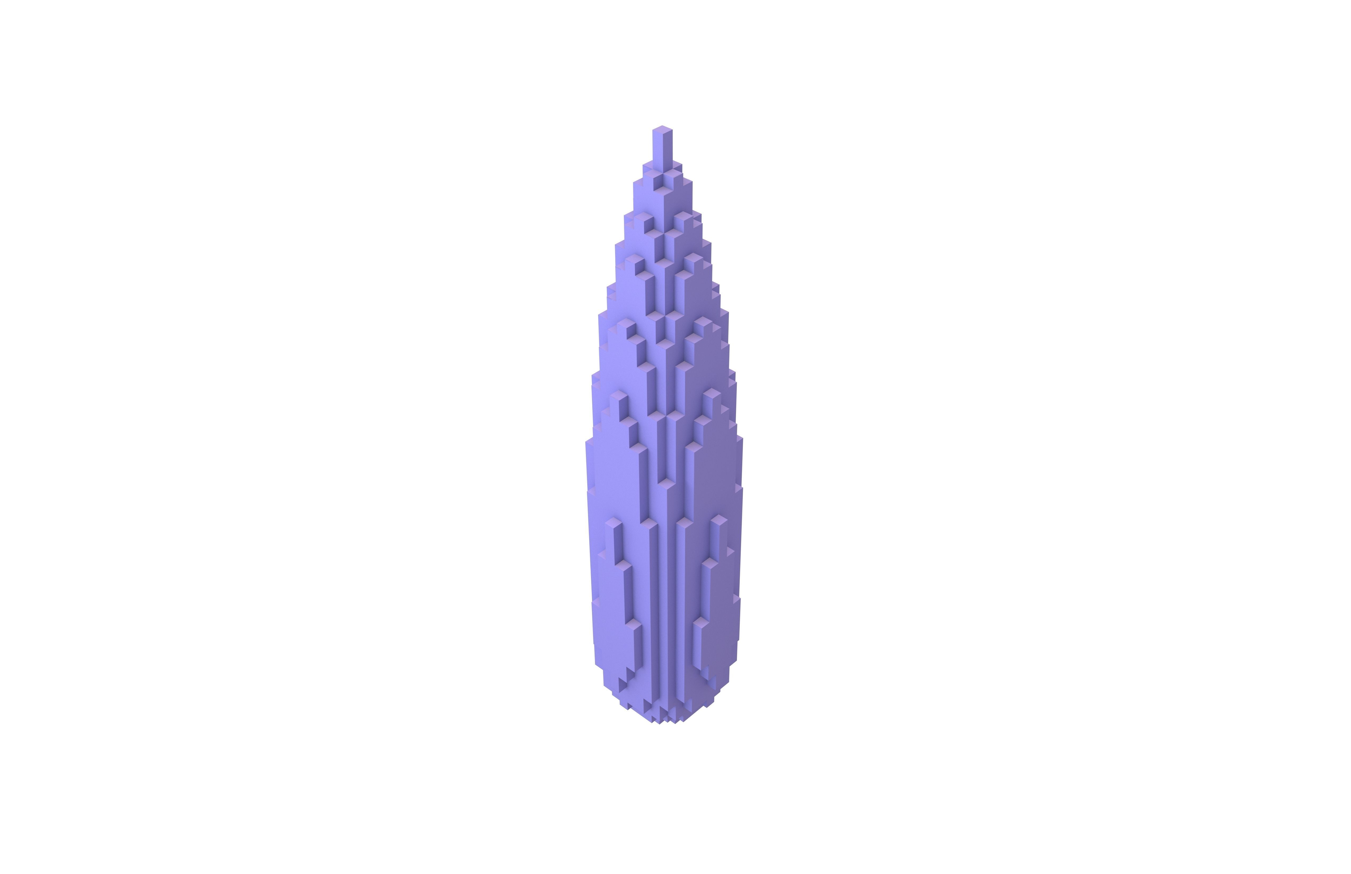 3D model Voxel Water Drops v2 013 VR / AR / low-poly | CGTrader