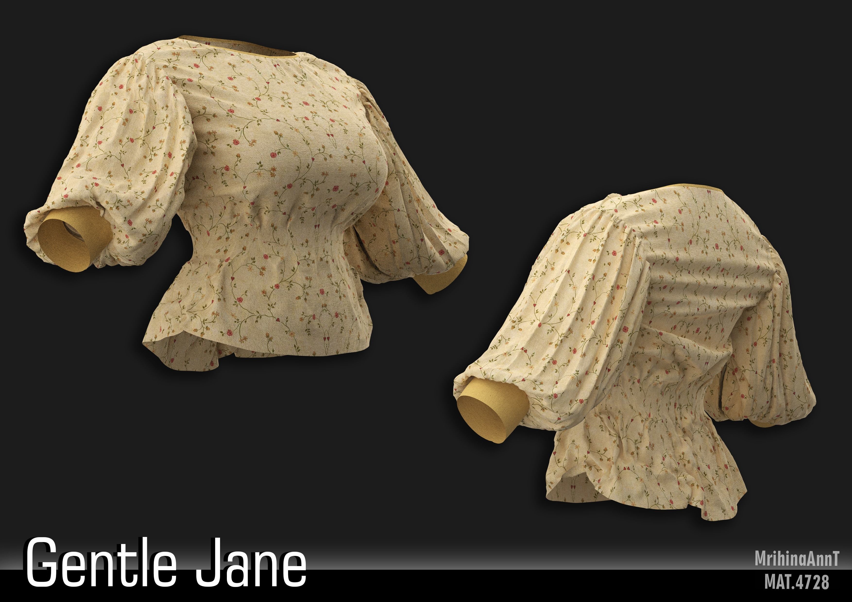 Gentle Jane 3D model | CGTrader