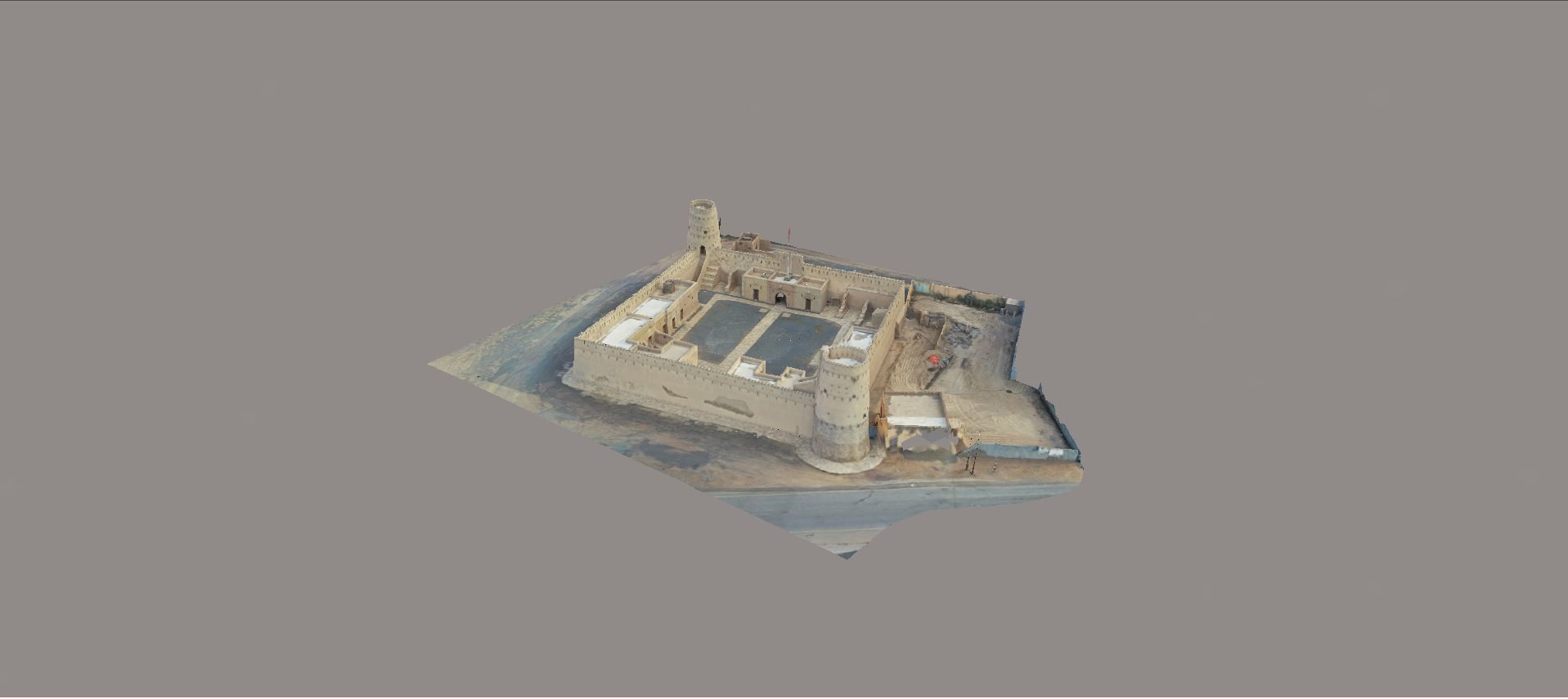 Ancient Fort 3D Model Photorealistic - Scanned by Drone 3D model | CGTrader